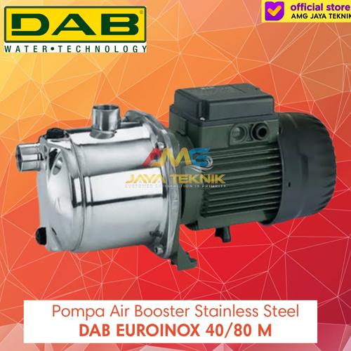 Jual Pompa DAB EUROINOX 40/80 M Booster Pump Semi Jet Stainless Steel ...
