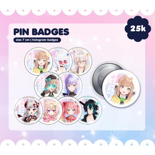 Jual Pin Badge Hologram - Live 2D Model Re:Memories Edisi Comifuro 18 ...
