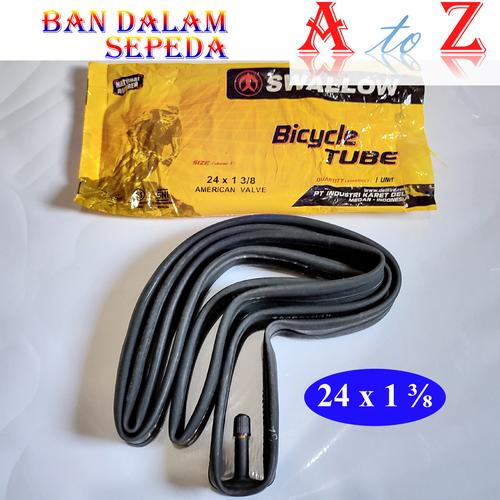 Jual ban dalam sepeda 24 x 1 3/8/ban dalam swallow 24 inchi 1 3 per 8/ban sepeda balap jengki 24 ...