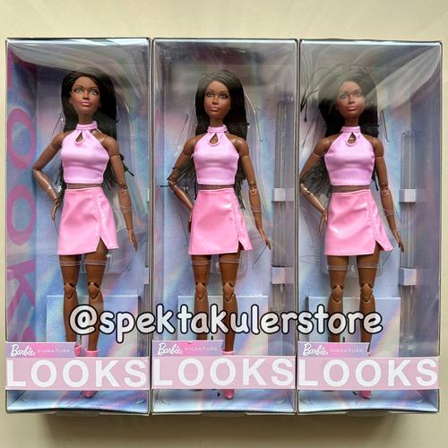 Jual Barbie Looks 2024 Model No. 21 - Black Braids, Pink, Heide ...