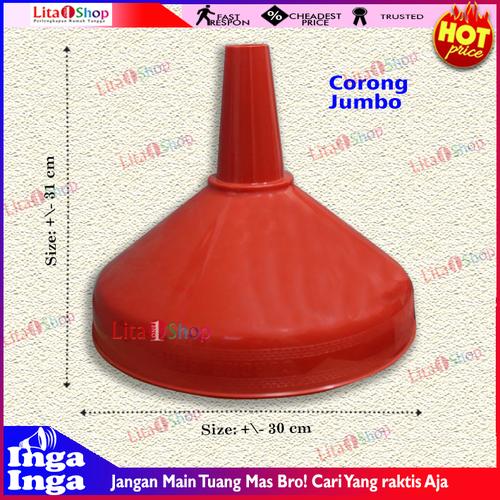 Jual corong pelastik plastik tebal ukuran jumbo, 30CM minyak bensin air ...