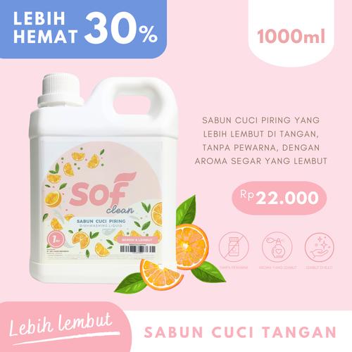 Jual Sof Clean Sabun Cuci Piring Cair 1000ml - Kota Semarang - Sof Clean Indonesia | Tokopedia