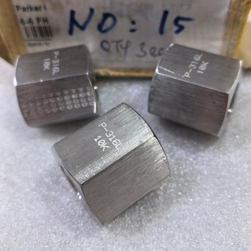 Jual Hex Coupling 3/8" FNPT 10K 10000PSI SS316 PARKER 6-6 FHC-SSHP - Kota Batam - Levino ...