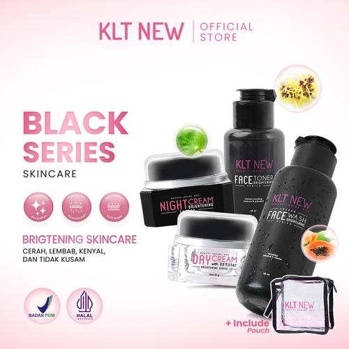Jual Paket Basic KLT New Black Series - Skincare glowing paket day ...