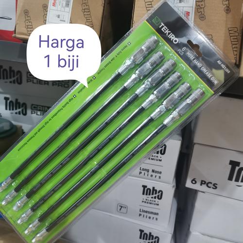 Jual Selang grease gun 12" TEKIRO harga 1 pcs selang pompa gemuk 4500 ...