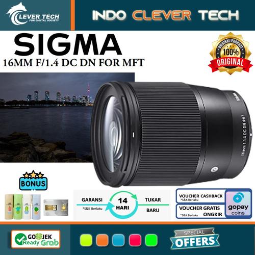 Jual Sigma 16mm f/1.4 DC DN contemporary Lens for Micro Four thirds ...