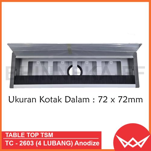 Jual Stop Kontak Meja / Table Top TSM TC-2603 Anodize 4 Lubang - Kota ...