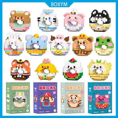 Jual DIY Susun Balok Blok Mini Kartun Bricks Donat Disney Mainan Balok ...