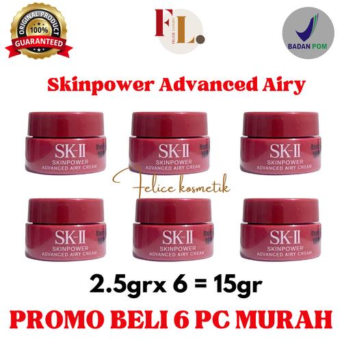 Promo SK-II SKII SK2 SK II SK SKINPOWER SKIN POWER ADVANCED AIRY CREAM KRIM PELEMBAB WAJAH ...