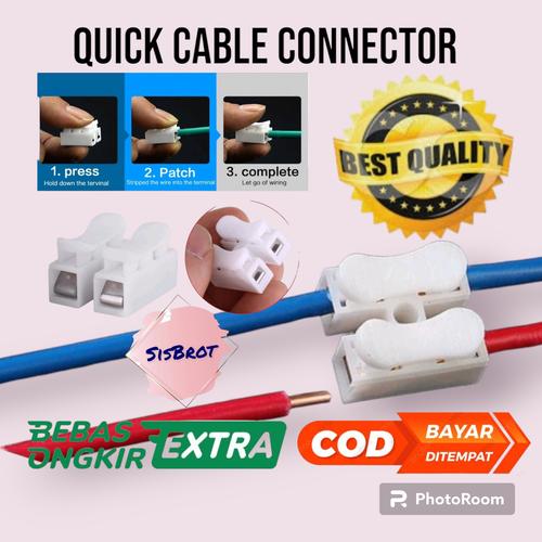 Jual Quick Connector CH2 CH3 Wire Spring Terminal Sambungan Kabel ...