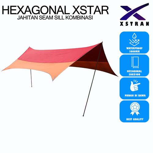 Promo Flysheet hexagonal 300x400cm - HITAM-KOMBINASI - Jakarta Timur ...
