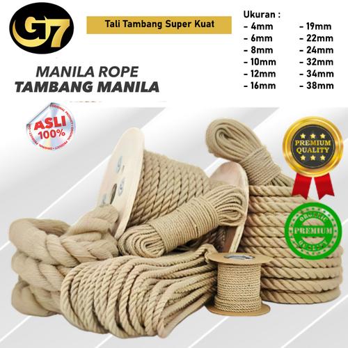 Jual Tali Tambang Besar 16mm 19mm 22mm 24mm 32mm 34mm 38mm 40mm Manila ...