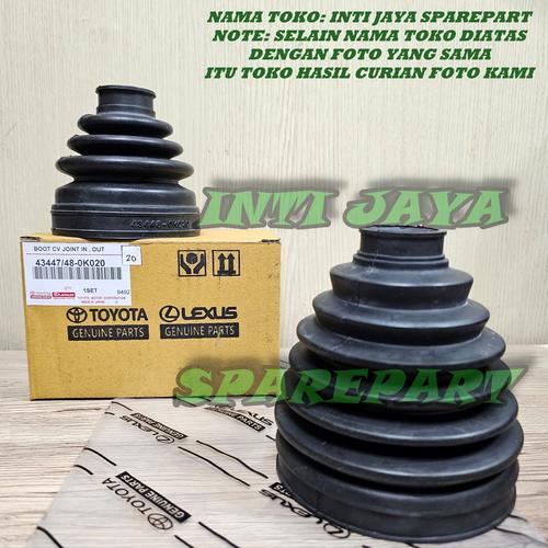 Jual KARET BOOT CV JOIN AS RODA HILUX VIGO 1KD 2KD DEPAN LUAR DALAM ...