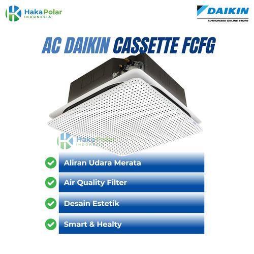 Promo AC Daikin Cassette 3 PK KIRIU Inverter (Surround) - wired Cicil 0 ...