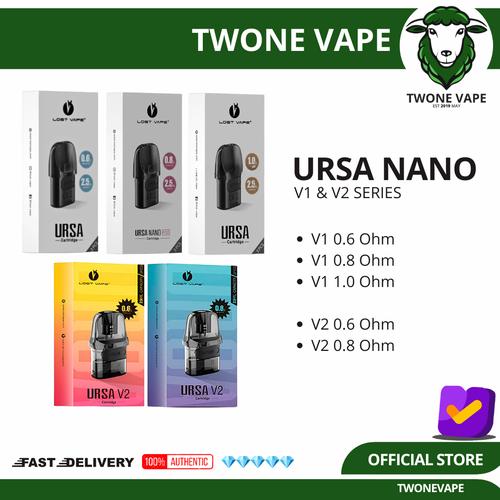Jual Cartridge Ursa Nano Pod Replacement by Lost Vape / Catridge - V1 0 ...