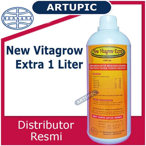 Jual NEW VITAGROW EXTRA 1 liter ATP Vitamin Mineral Pertumbuhan Ayam ...