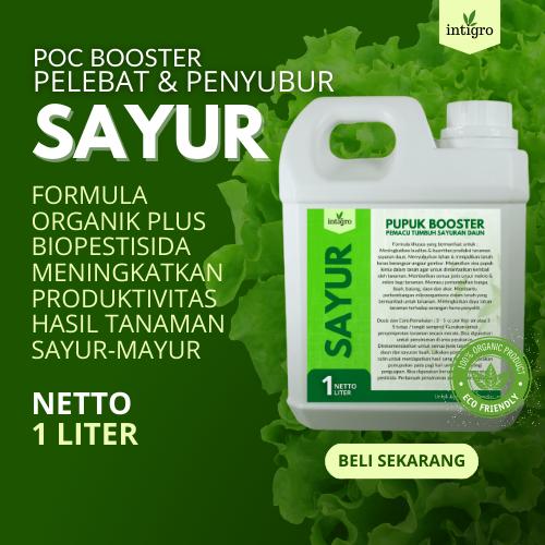 Jual 1 Liter Pupuk Sayuran Hidroponik / Pupuk Sayuran Daun Organik Cair ...