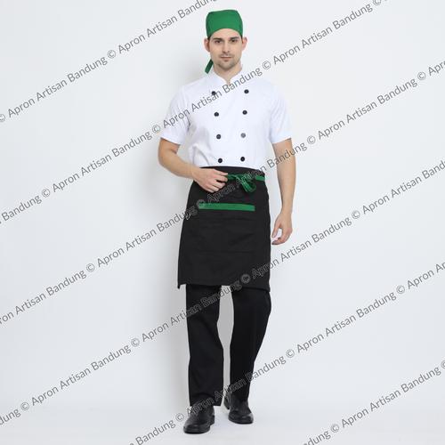 Promo Apron atau Celemek Half Dual Tone - Merah Hitam - Kab. Bandung ...