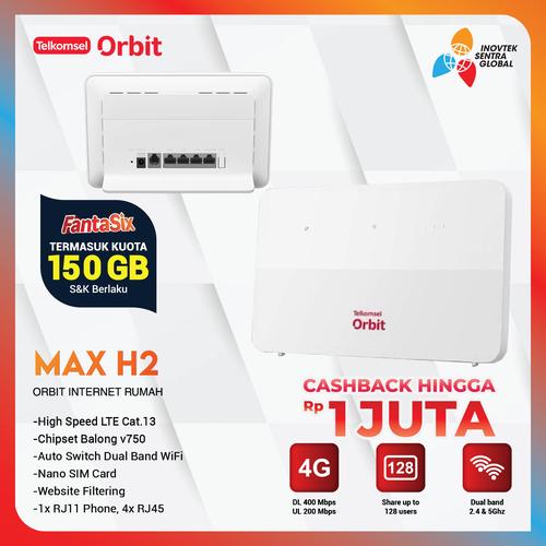Promo Modem Router Huawei B636 Telkomsel Orbit Max H2 Modem Wifi 4G ...