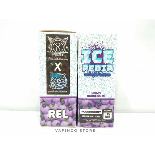 Jual PODS FRIENDLY SALT ICEPEDIA BUBBLEGUM GRAPE 30ML 15MG ICE PEDIA BY ...