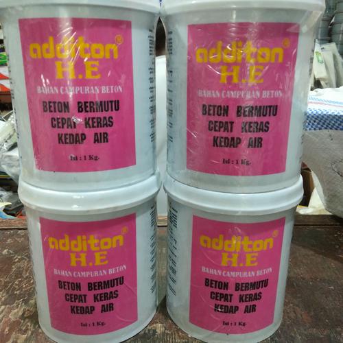 Jual Additon H.E 1kg (campuran beton) pengeras beton semen - Kota ...