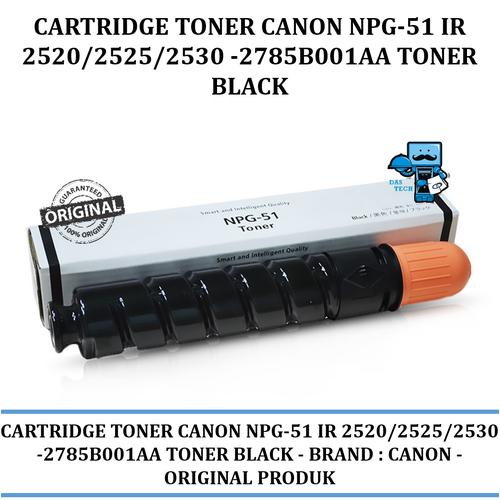 Jual Cartridge Toner Canon NPG-51 IR 2520/2525/2530 -2785B001AA Toner ...