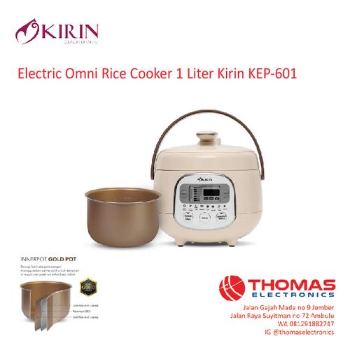 Jual Electric Omni Rice Cooker 1 Liter Kirin KEP601 KEP 601 Garansi ...