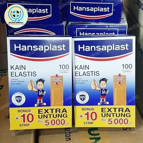 Jual handsaplast kain elastis isi 100 lembar / plaster luka / plaster ...