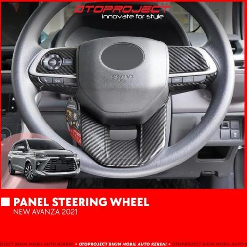 Jual Panel Cover Steering Wheel All New AVANZA 2022 Full Set - Carbon ...