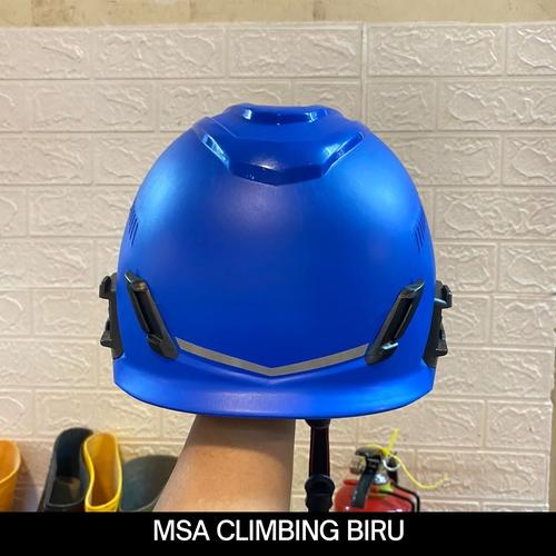 Jual MSA H1 Safety Helmet Climbing Biru Helm Safety Msa Trivent Lokal ...
