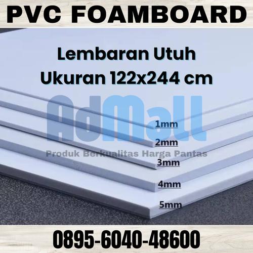 Jual PVC Foamboard Lembaran Utuh 122x244 cm PVC Board Foam Board Putih ...