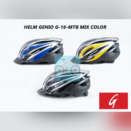 Jual Helm Sepeda Dewasa Genio G-16 Bicycle Helmet Lipat MTB Roadbike ...