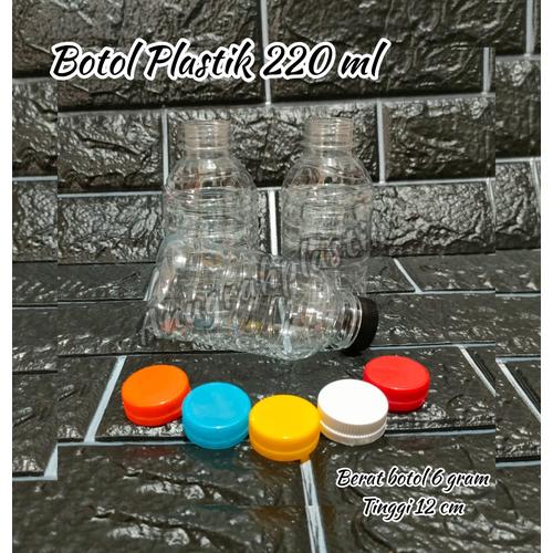 Jual Botol Plastik 220 ml SN / Botol Plastik Kecil SN Ulir 220 ml PER ...