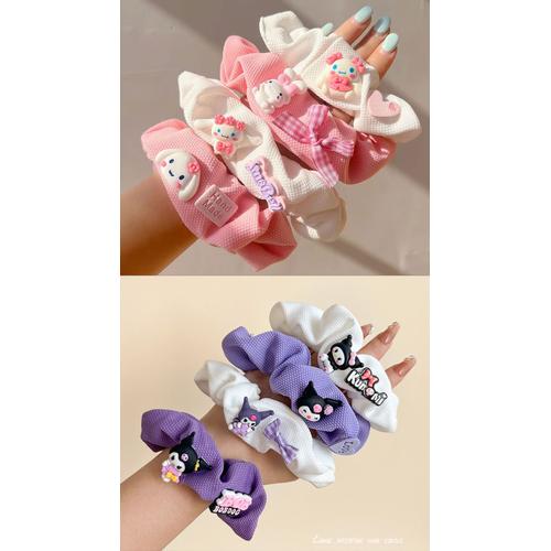 Jual LRMS Kunciran Rambut Lucu Cinnamorol Kuromi / Scrunchie Kuromi ...