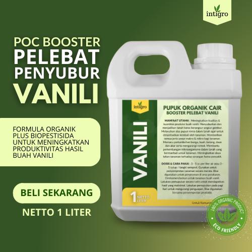 Jual 1 Liter Pupuk Organik Booter Vanili Cepat Bebuah Lebat Pupuk ...