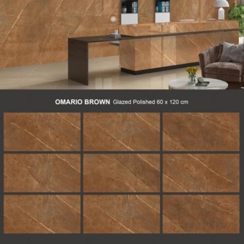 Jual GRANIT MERK VALENTINO GRESS TIPE OMARIO BROWN UKURAN 60x120CM ...