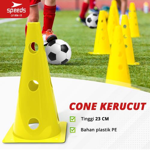 Jual SPEEDS Cone Kerucut Penanda Sepak Bola Olahraga Futsal Berlubang ...