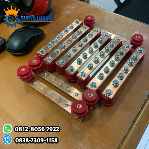 Jual busbar grounding busbar tembaga 2mm x 15mm x 150mm tinggal pasang ...