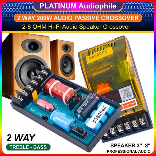 Jual Crossover Pasif 2 Way Treble Bass Passive Speaker Crosover WEAH ...