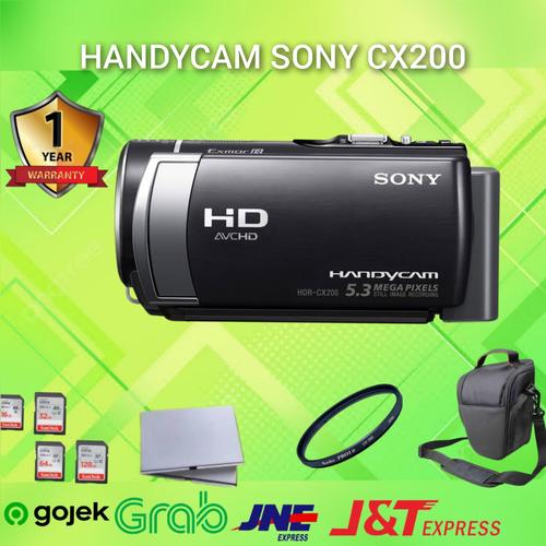 Jual HANDYCAM SONY HDR-CX200 / HANDYCAM SONY CX200 - WHITE BOX ...