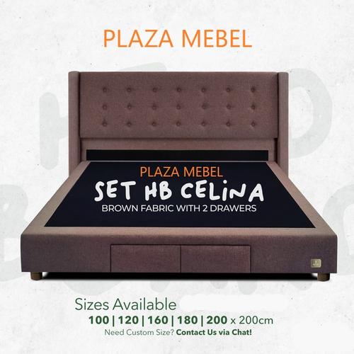 Jual Bed Divan LACI + Sandaran Olympic Celina Brown 120 - 160 - 180 ...