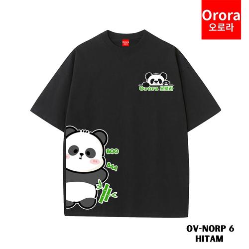 Promo Kaos Oversize Distro Premium Korean Cute Panda Boo Baa - Baju ...
