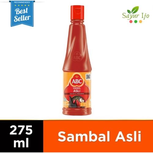 Promo ABC Saus Sambal Asli 275 ML Chili Sauce Cabai Sambel Saos Cabe ...