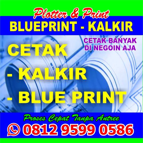 Jual Cetak Blueprint / Print blueprint| Kalkir | A0, A1, A2 Proses Cepat - Blueprint A2 ...