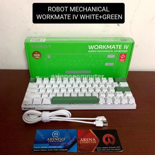 Jual Keyboard ROBOT MECHANICAL WORKMATE IV WHITE+GREEN - Kota Samarinda ...