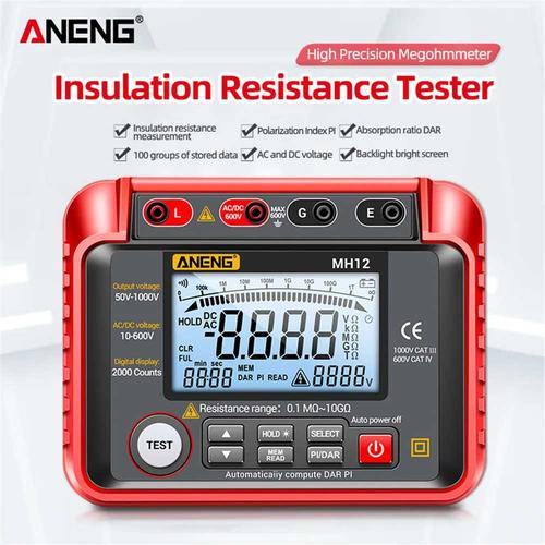 Promo Alat Uji Resintansi Isolasi Digital Megohmmeter Voltage Tester ...