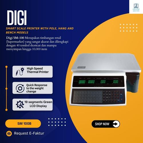 Jual DIGI SM-100B TIMBANGAN LABEL HARGA GARANSI RESMI - Jakarta Barat ...