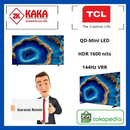Jual TCL 75C755 QD-MINI LED 75 INCH 4K UHD GOOGLE TV 144Hz VRR 75 C755 ...