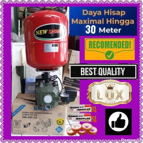 Jual Mesin pompa air jet pump 30 meter SMZ 260 sm sumur dalam 250 watt Complete tabung shimizu ...