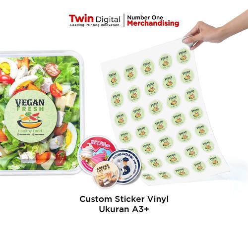 Jual Print Sticker Vinyl A3 Potong Bentuk / Sticker Label / sticker ...